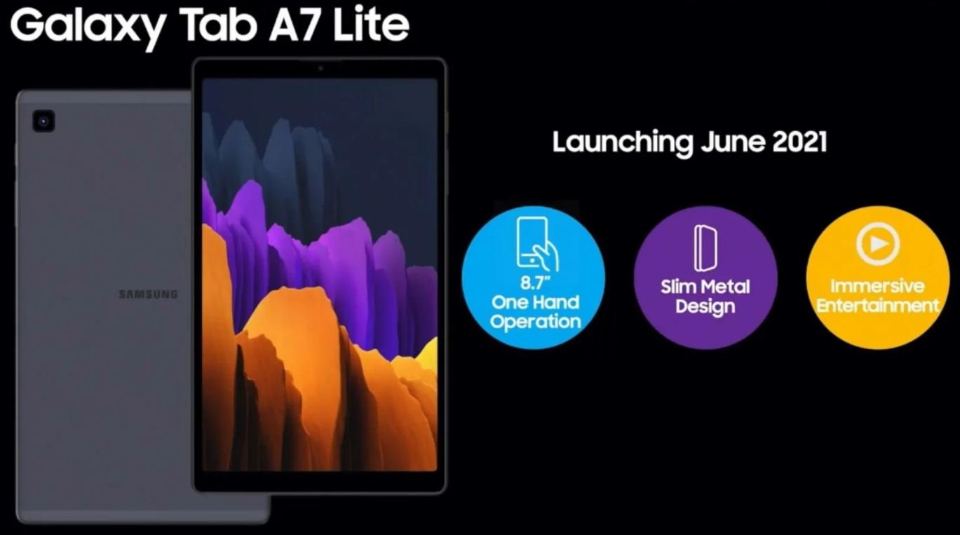 Samsung Galaxy Tab A7 Lite (SM-T225C) Full Specs, Images Revealed ...