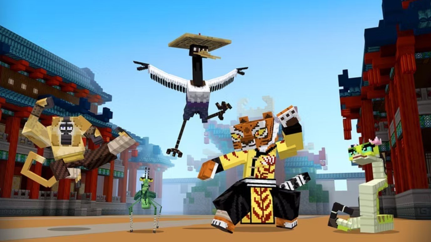 Kung Fu Panda DLC Released by Minecraft